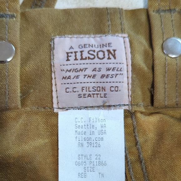 Filson | Pants | Vintage Filson Waxed Canvas Chaps Authentic Euc | Poshmark